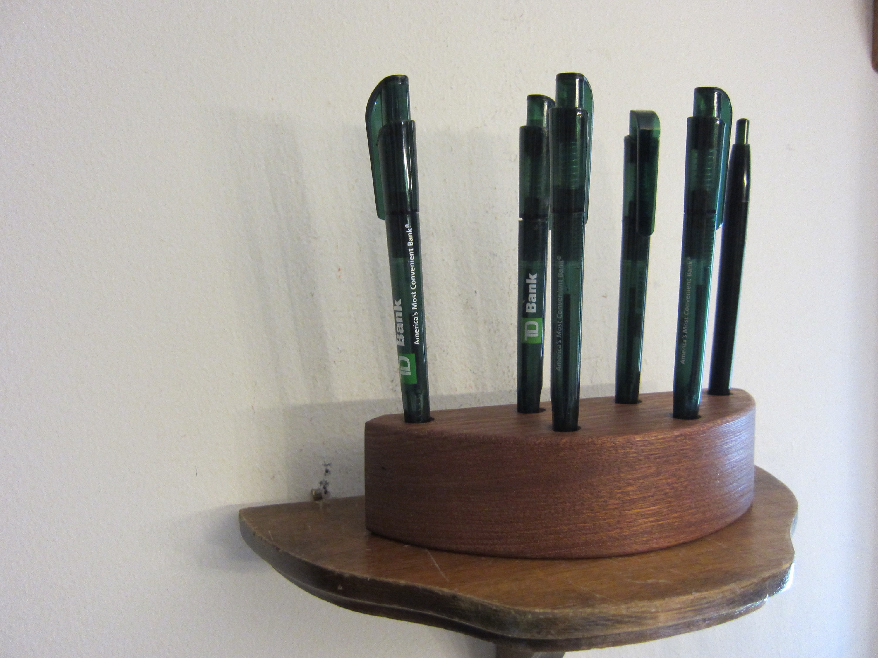 Pen Display Wood Pencil Holder Desk Organizer. - Etsy
