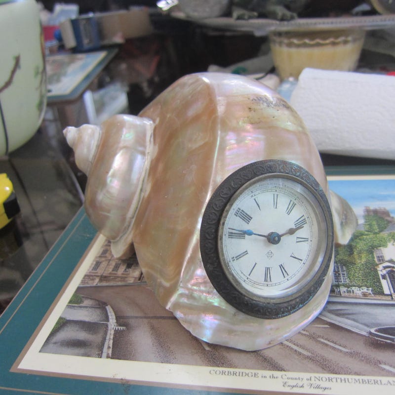 Seashell Clock - Etsy