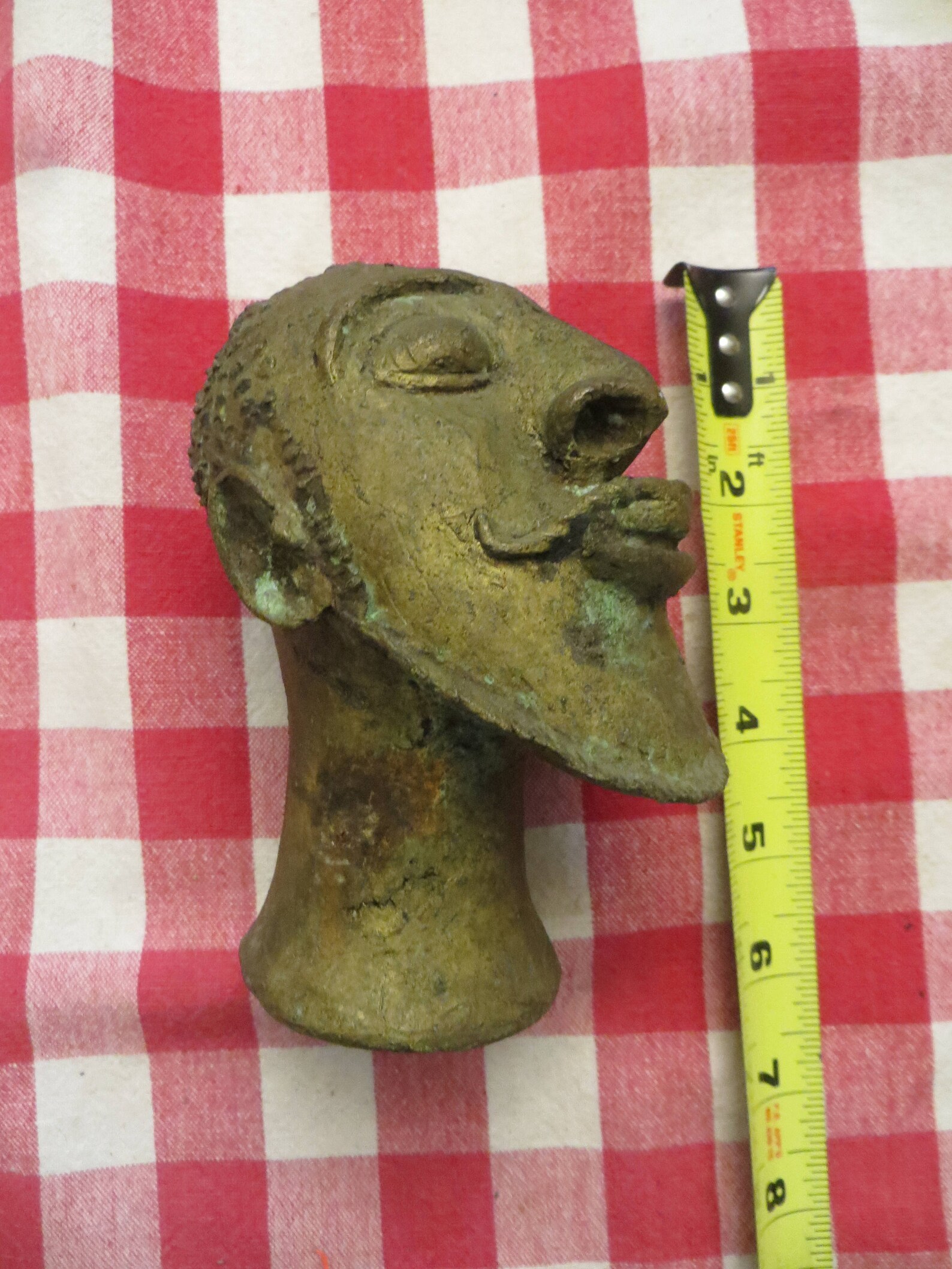 Benin Bronze Sculpture Bust Etsy