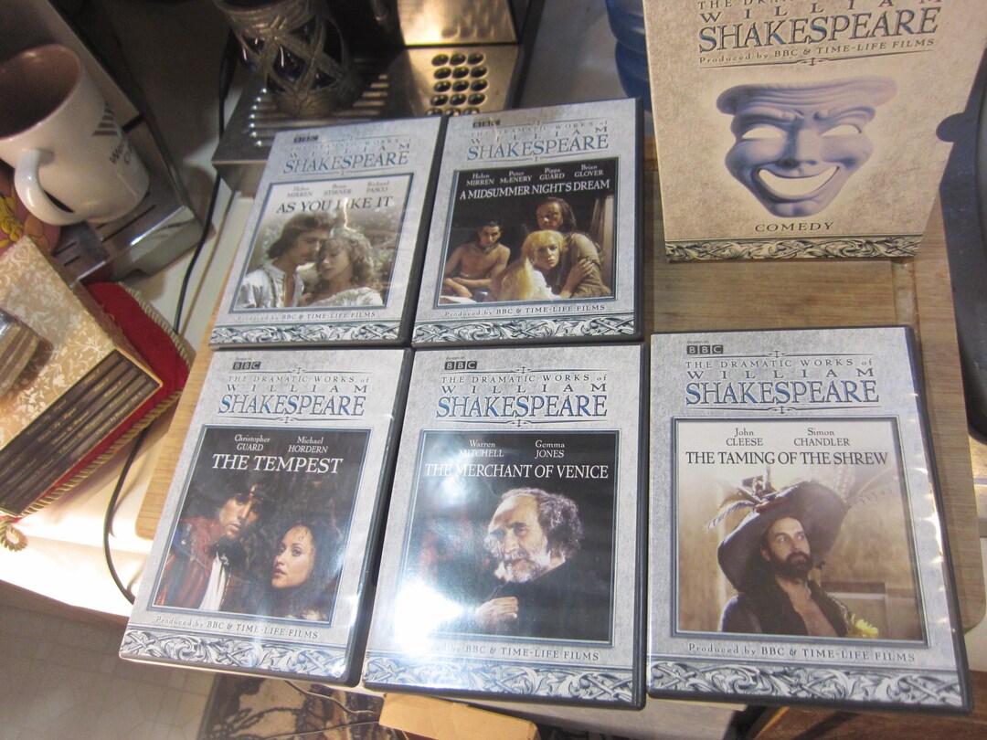 BBC Shakespeare Comedies DVD Box Set - Etsy