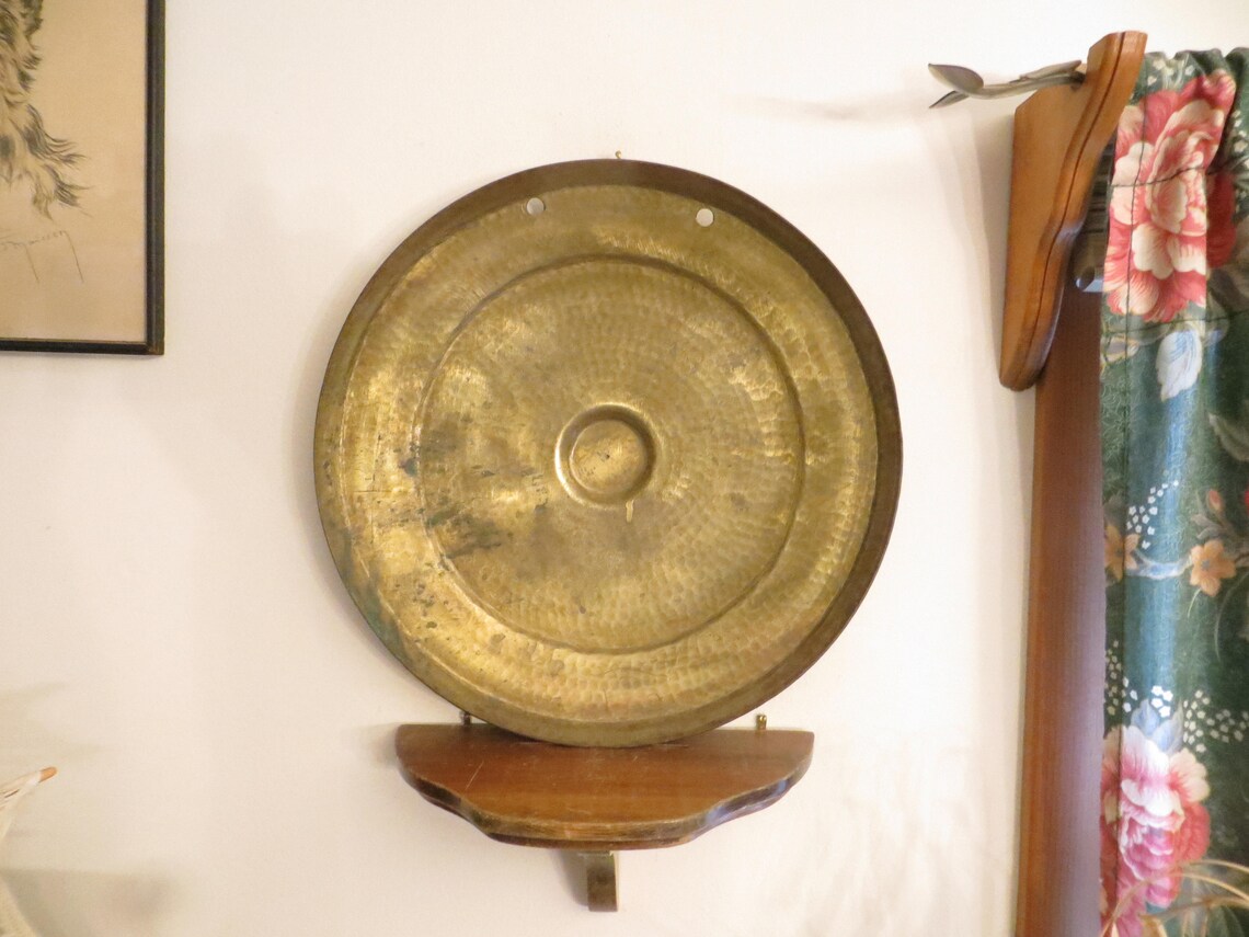 Old Temple Gong Brass or Bronze 3 1/2 Pounder 13 . | Etsy