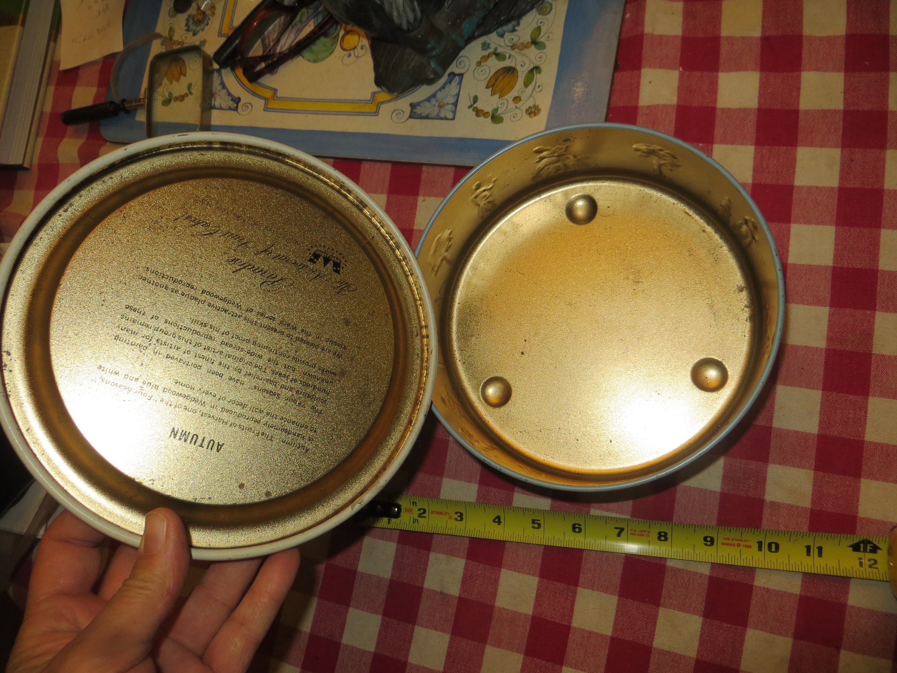 Wedgewood Reproduction Tin Large Vintage Lidded | Etsy