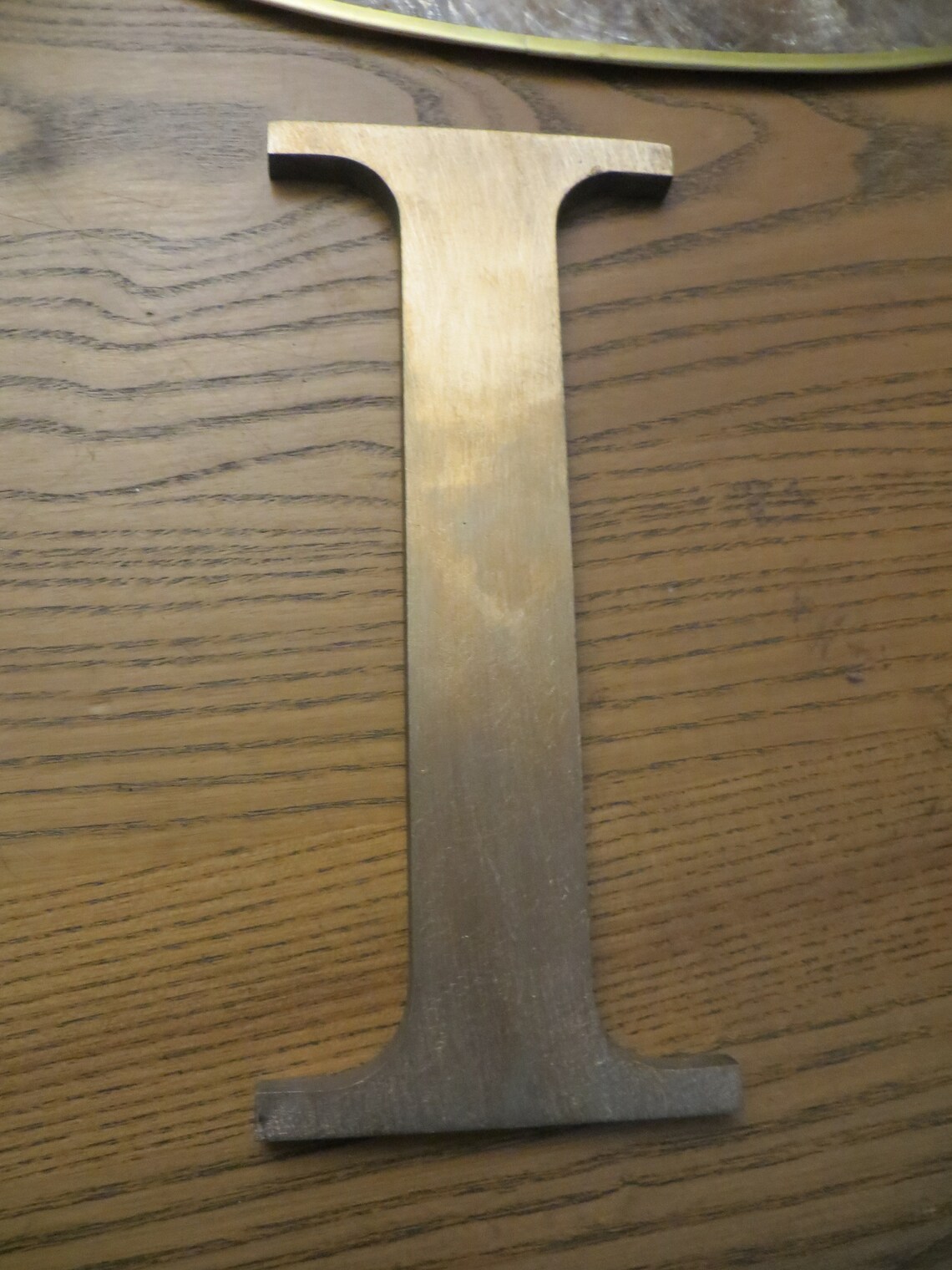 Letter I Architectural Building Letter. Bronze or Brass Heavy - Etsy