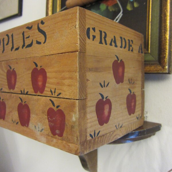 Apple Crate - Etsy