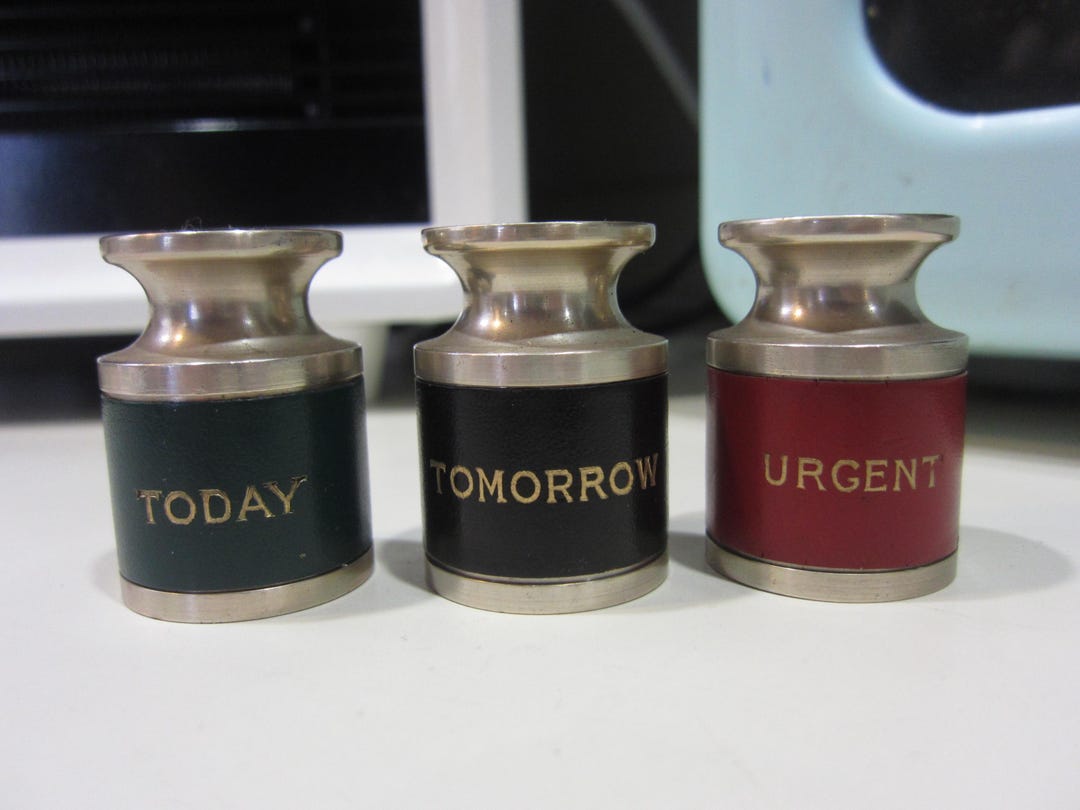 Vintage Weight Paperweights - Retro Office and Desk Decor - Urgent ...