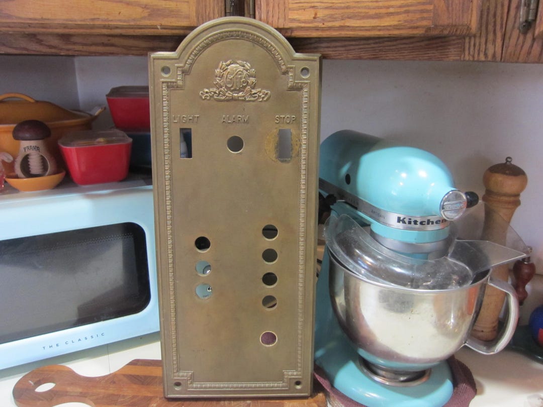 Otis Elevator, Antique Bronze Control Panel Hardware Building, Please ...