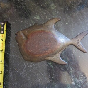 Vintage Cast Iron Japanese Fish Dish, Tray Ashtray Trinket, Cooking - Etsy