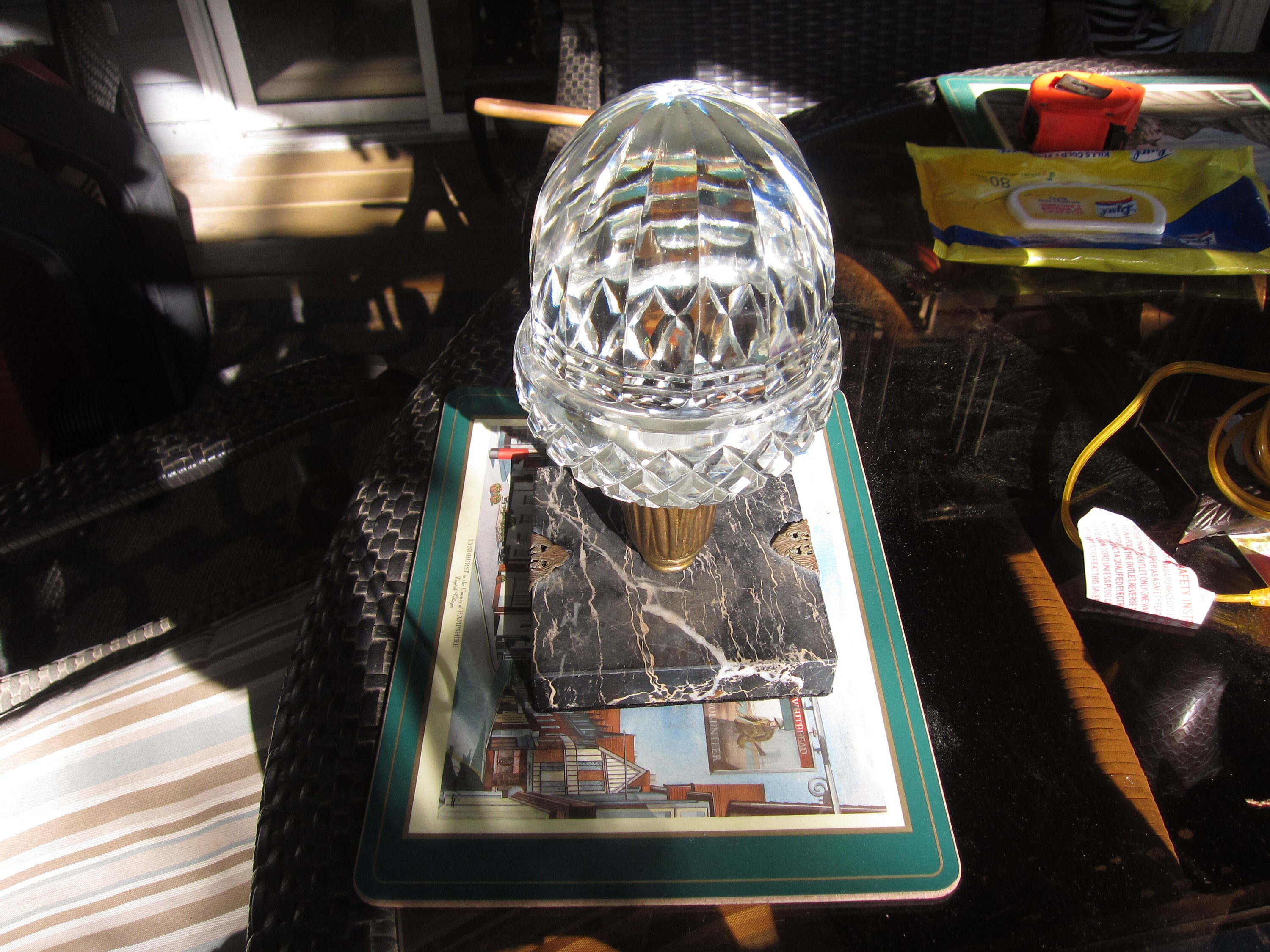 Monumental Crystal Acorn Newel Post Finial - Etsy