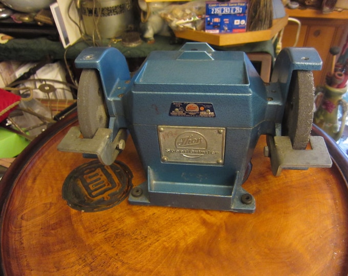 Vintage Thor Speed Grinder Table Bench Grinder Model 118 RPM 3450 - Etsy