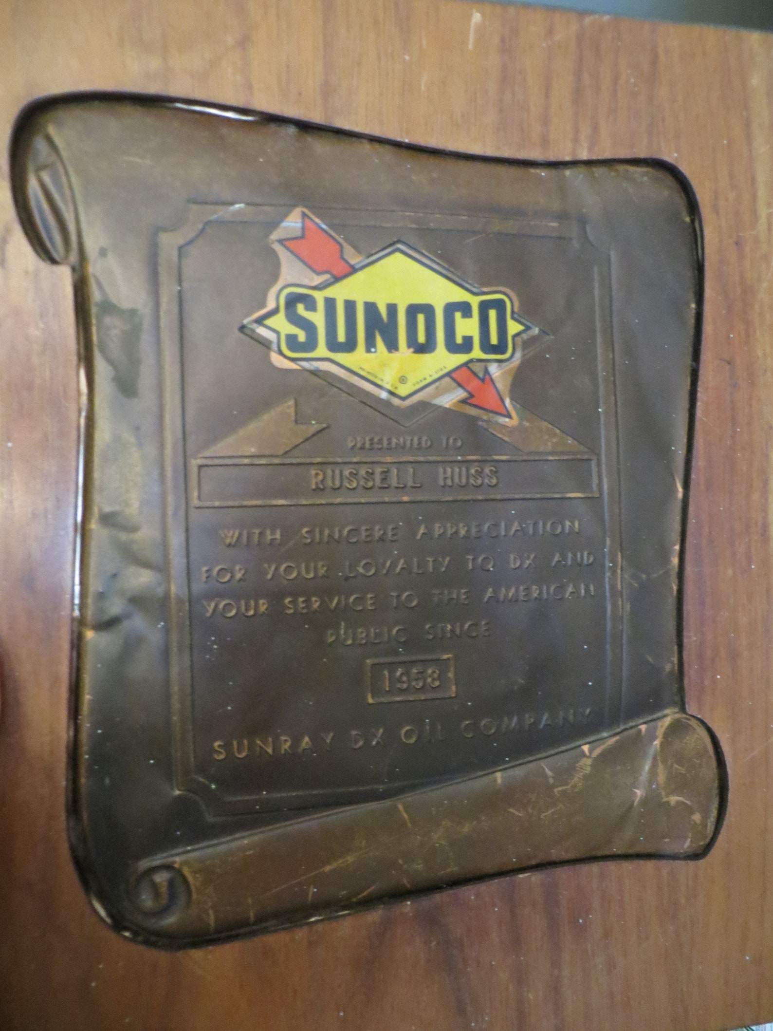 Sunray DX Oil Company Sign Vintage Oil Find - Etsy