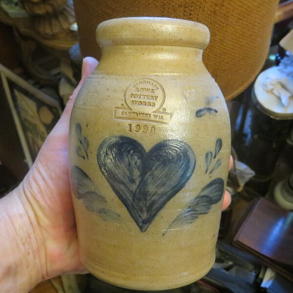 Rowe Pottery Heart - Etsy