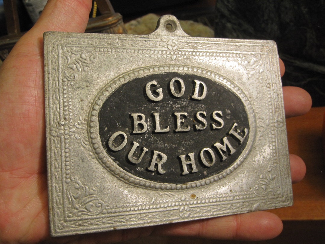 God Bless Our Home Plaque Vintage Car Club Design Sign - Etsy