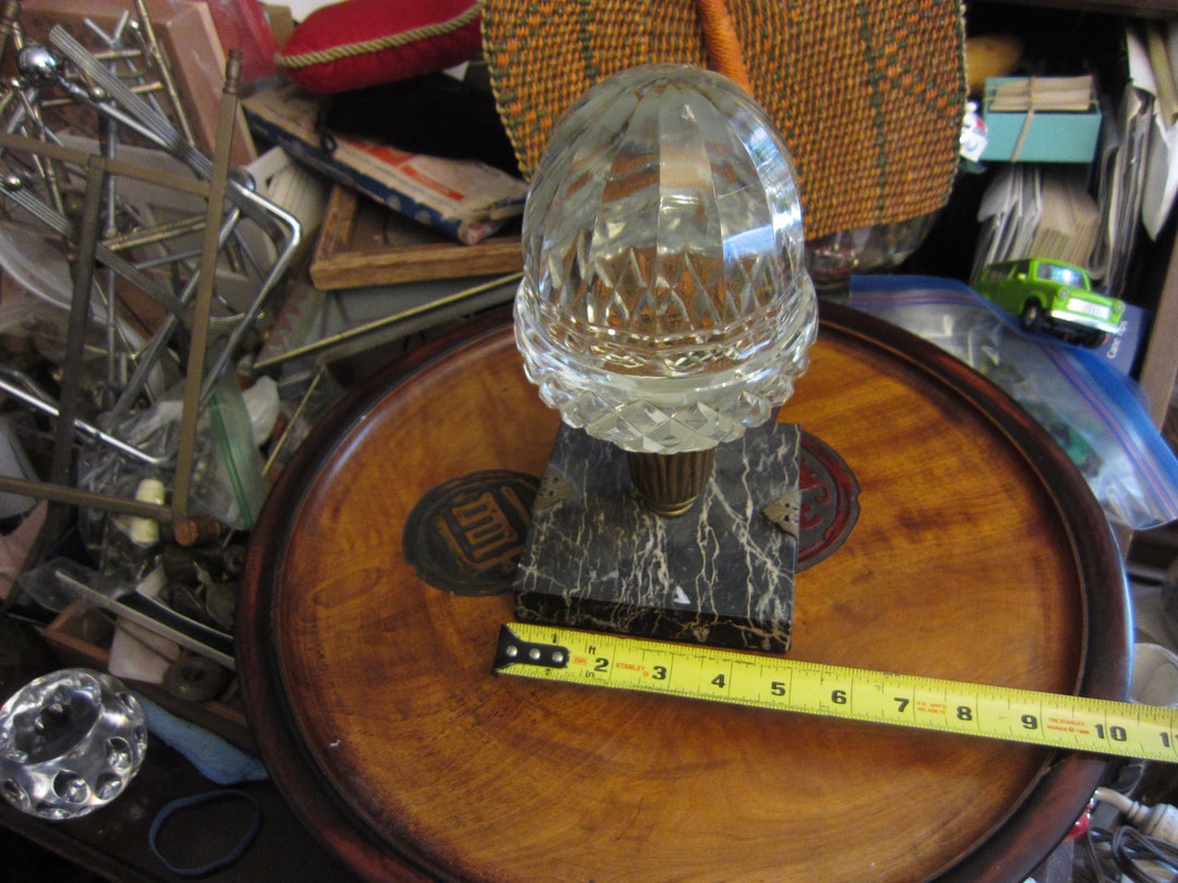 Monumental Crystal Acorn Newel Post Finial - Etsy