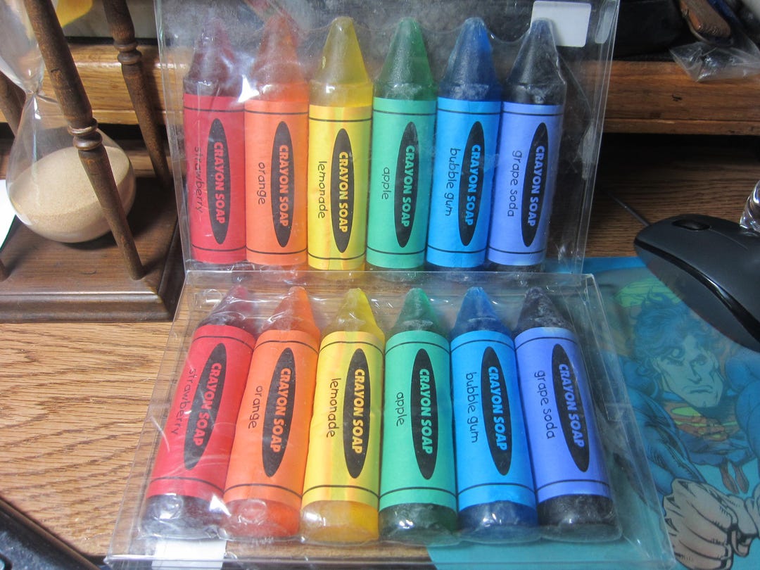 Jumbo Crayon Soaps - Etsy