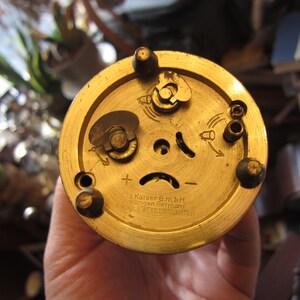 Vintage Kaiser Mechanical Bird Cage Clock Made in Germany, Please Read ...