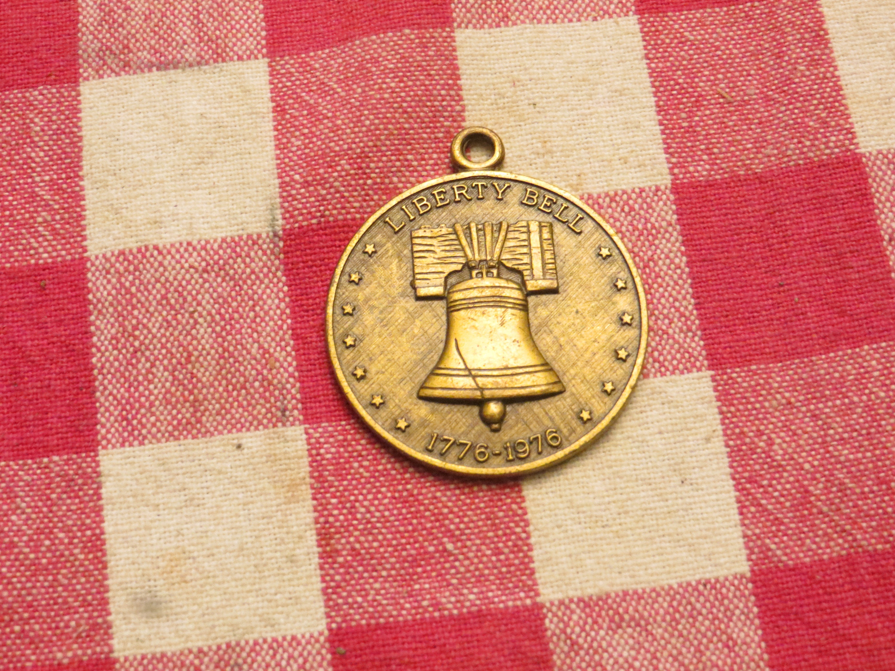 Bicentennial Commemorative Coil Pendant Liberty Bell & Emblem - Etsy