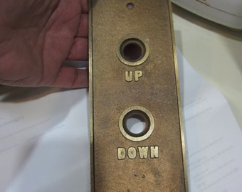 Pair of 1920s Salvaged Elevator Cab Car Call Buttons - Etsy