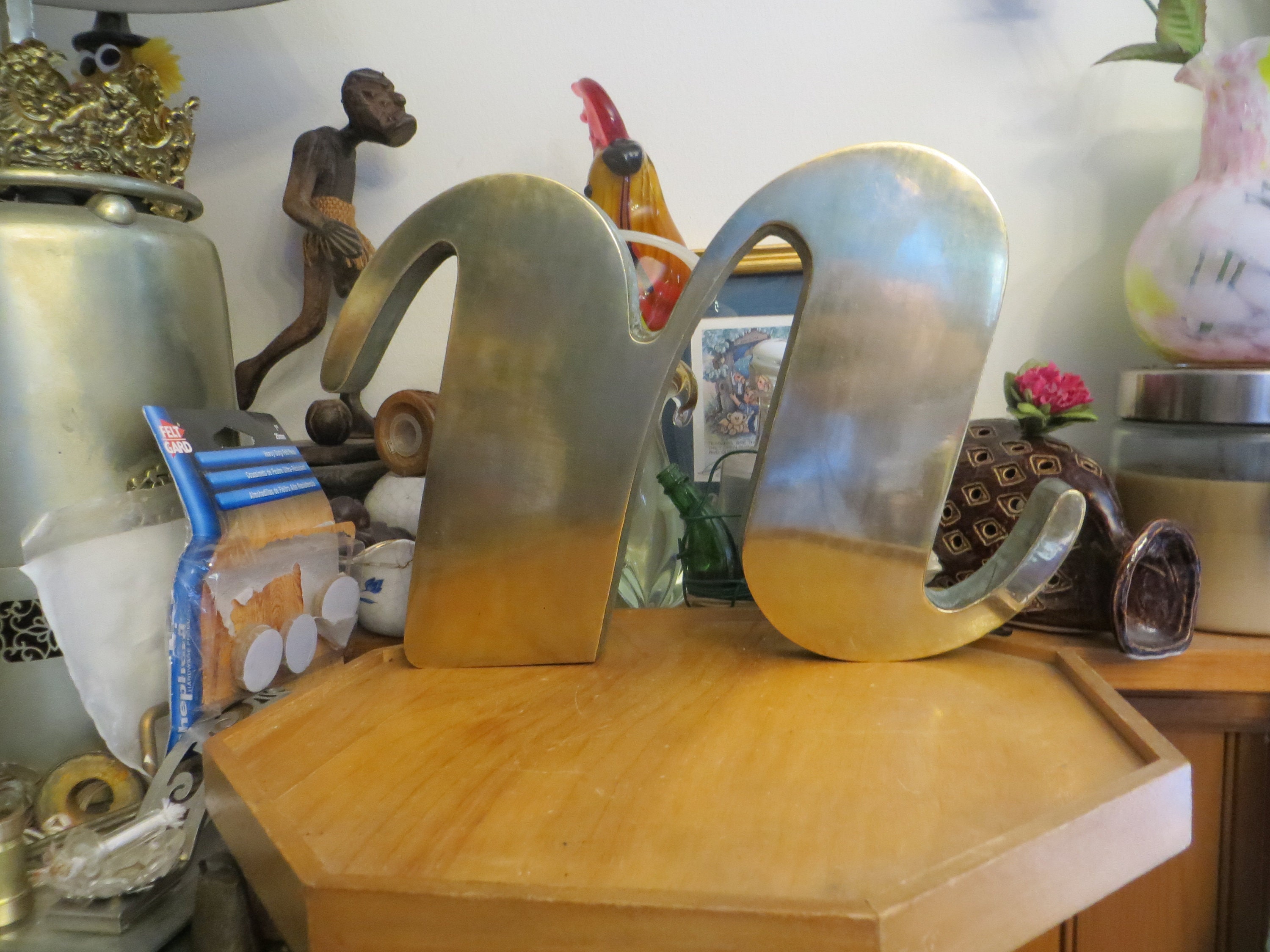 Letter N Architectural Building Letter. Bronze or Brass Very Heavy ...