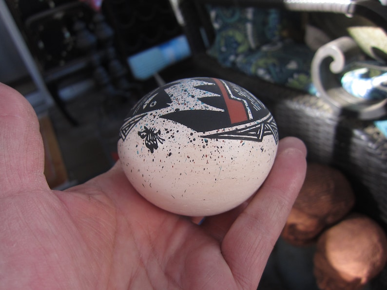 Emil Chino Acoma Pueblo Native American Hand Painted Signed New Mexico ...