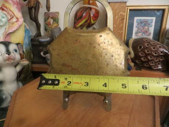 Antique Lizard Bronze Brass Pin Tray, Hammered Metal … - Gem
