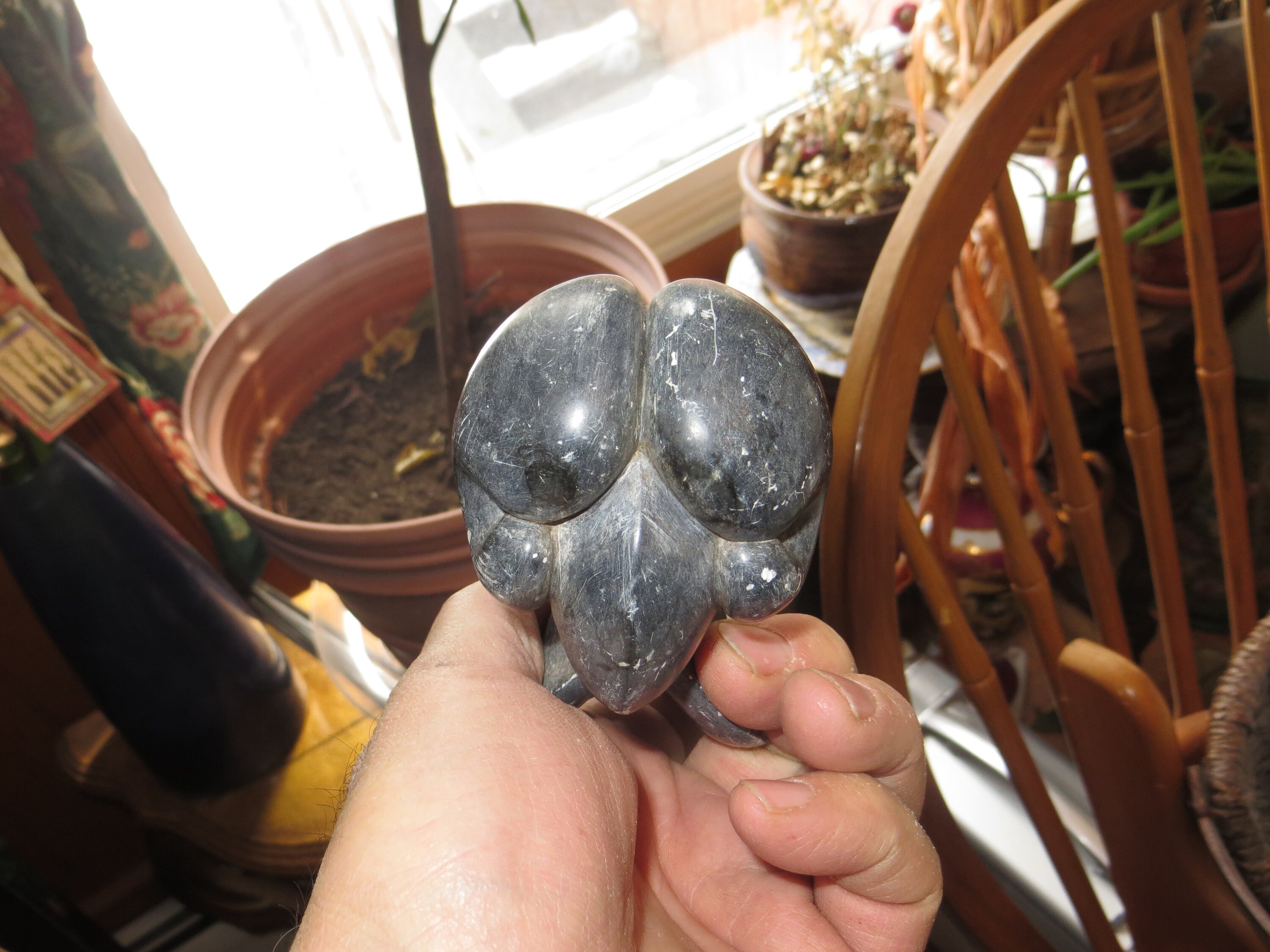 Stone Ram Head Paperweight, Carved Vintage - Etsy