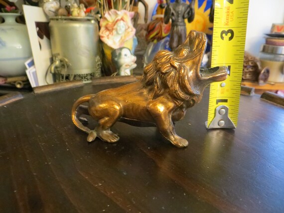 Antique Metal Lion Cigarette Cigar Holder Ashtray - Etsy
