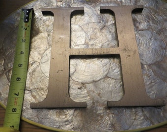 Metal Letter H - Etsy