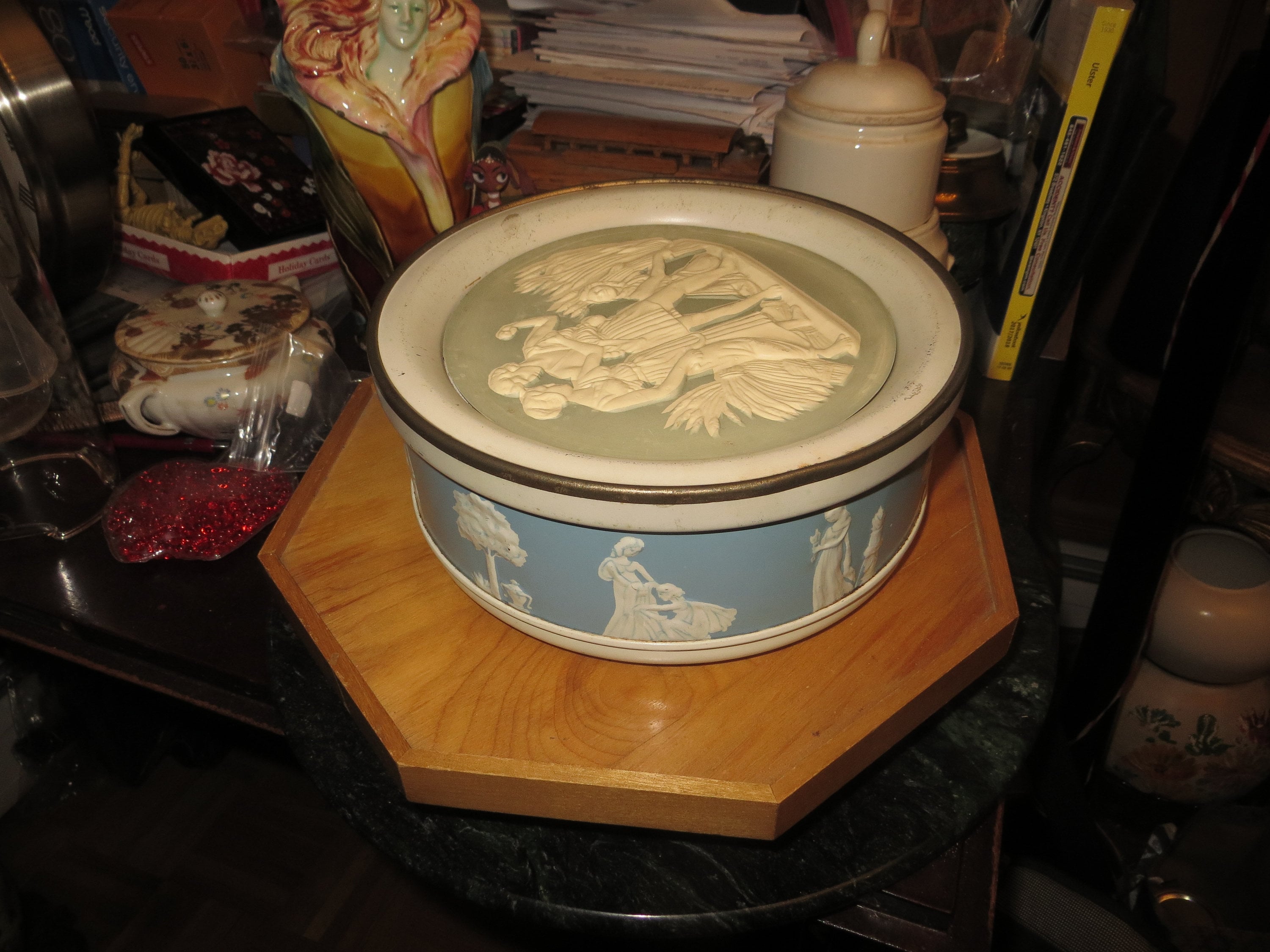 Wedgewood Reproduction Tin Large Vintage Lidded | Etsy