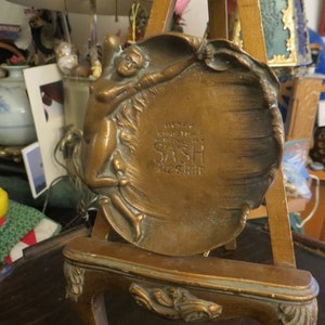 Wrought Sash Mesker 1930s Cast Bronze Ashtray, Xmas Trinket Dish - Etsy