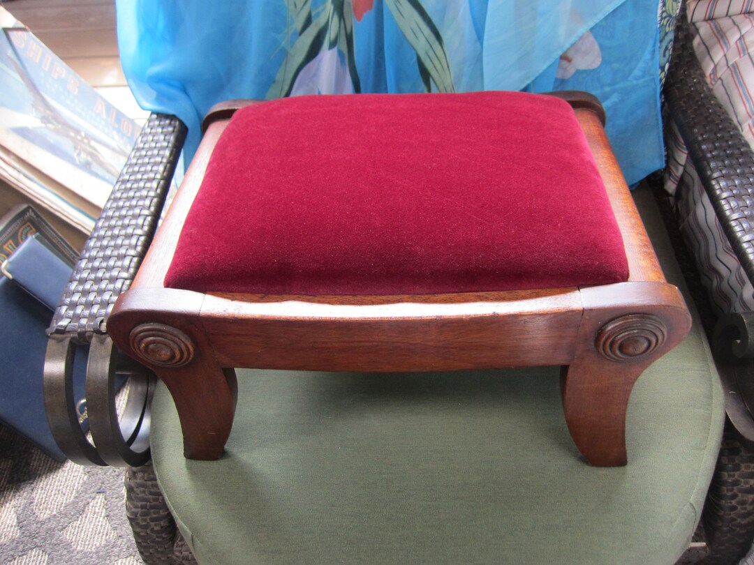 Small Footrest French Country Style Footstool, Vintage English ...