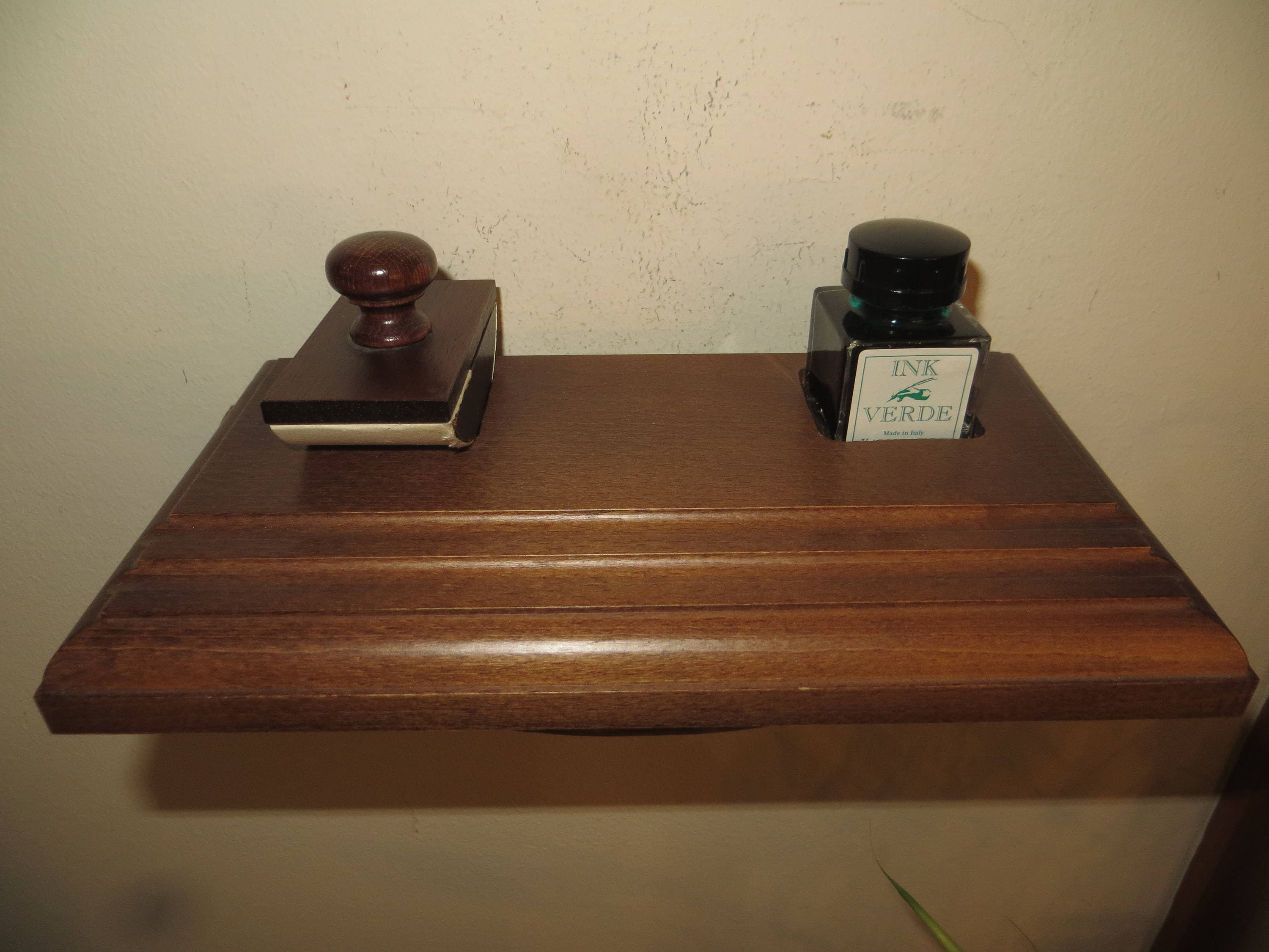 Wooden Calligraphy Desk Set | Etsy