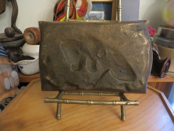 Bronze Lion Pin Tray - Antique, Ornate Art, High Reli… - Gem