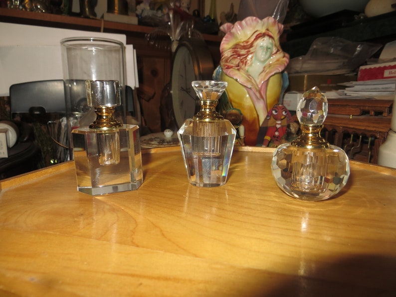 Perfume Bottle Set vanity bath fragrance decor | Etsy