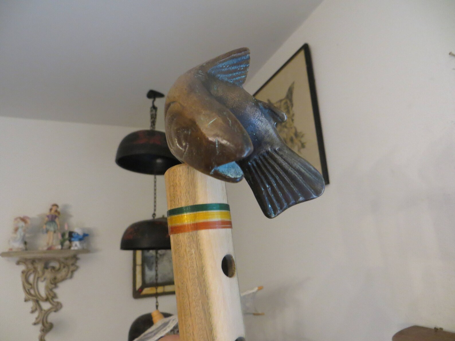 Bronze Brass Fish Finial Furniture Clock Topper Sculpture - Etsy