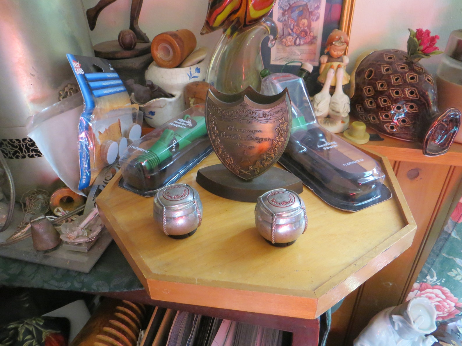 Dom Perignon Menu Holder, Vintage Stoppers, Please Read Description - Etsy