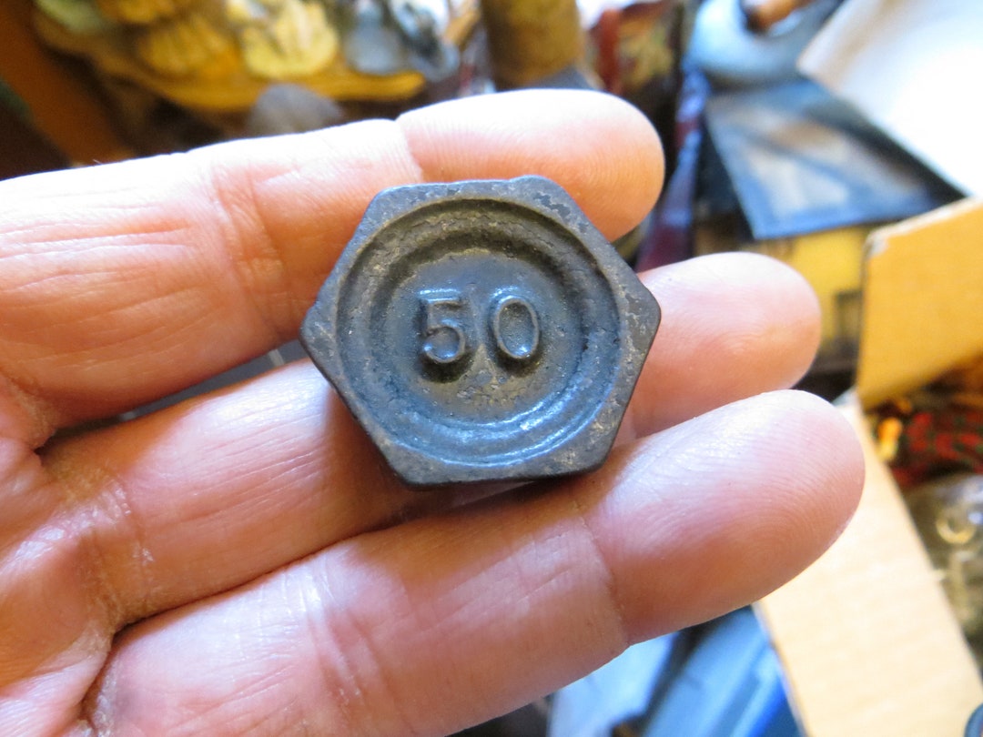 Vintage Gram Cast Iron Hexagonal Scale Weight, Pick a Size - Etsy