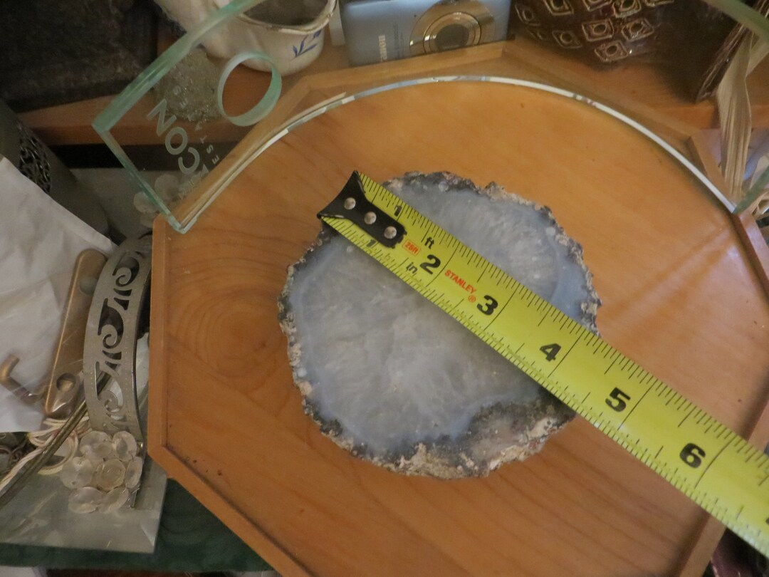 Agate Geode Paperweight, Please Read Description - Etsy