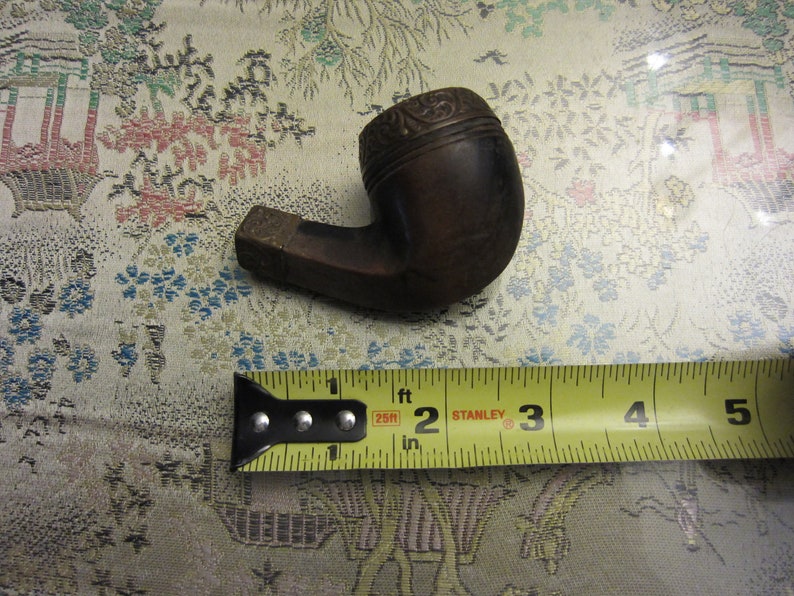 Old Smoking Pipe PAL Hammered Metal Trim - Etsy
