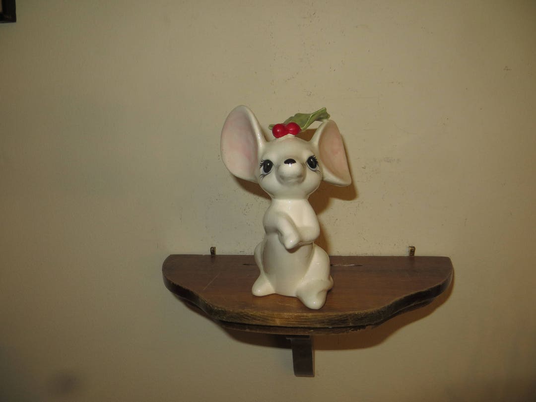 Vintage Big Ear Mouse, Ceramic Figurine, Cutest Big Eared Mouse - Etsy
