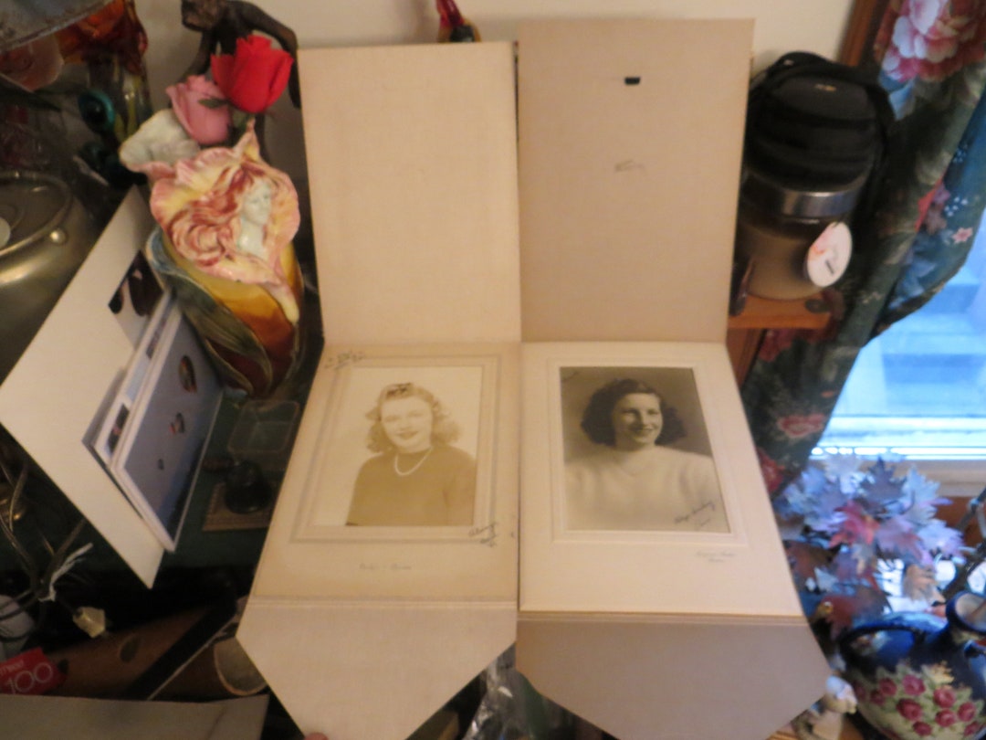 4 Antique Photos, Young Women Purdy Studio Boston - Etsy