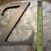 Letter Z Architectural Building Letter. Bronze or Brass Heavy - Etsy