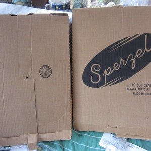 ONE Vintage Sperzel Toilet Seat, Minneapolis NOS, - Etsy