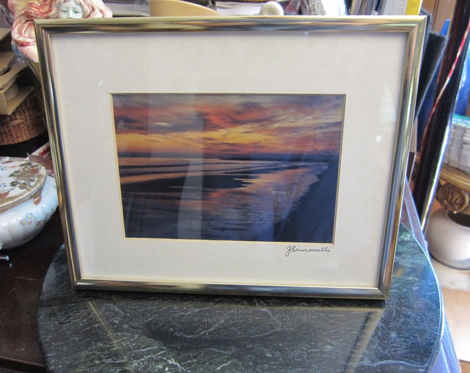 Photograph Framed Signed by Artist J. SIMONELLI - Etsy