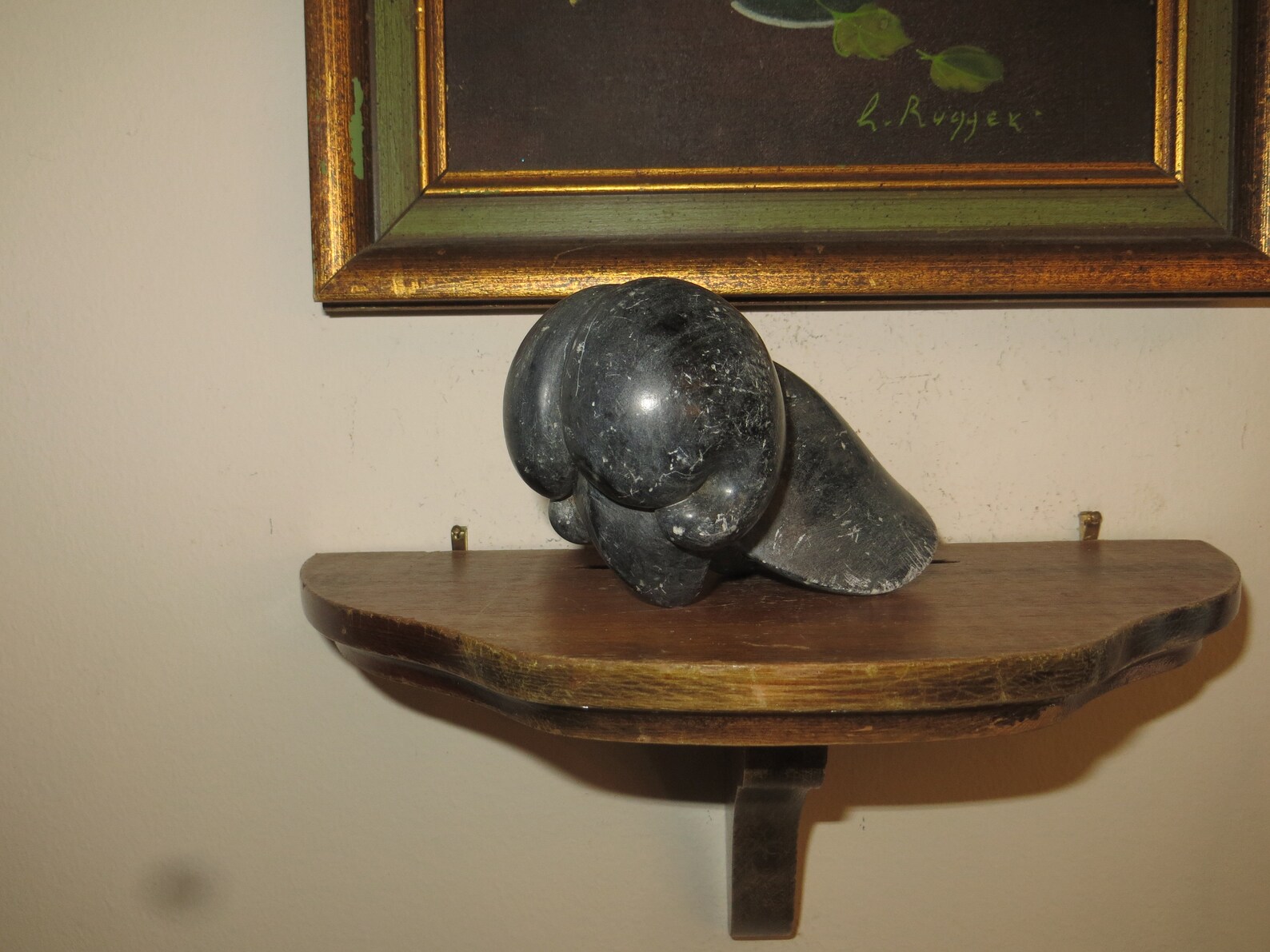 Stone Ram Head Paperweight, Carved Vintage - Etsy