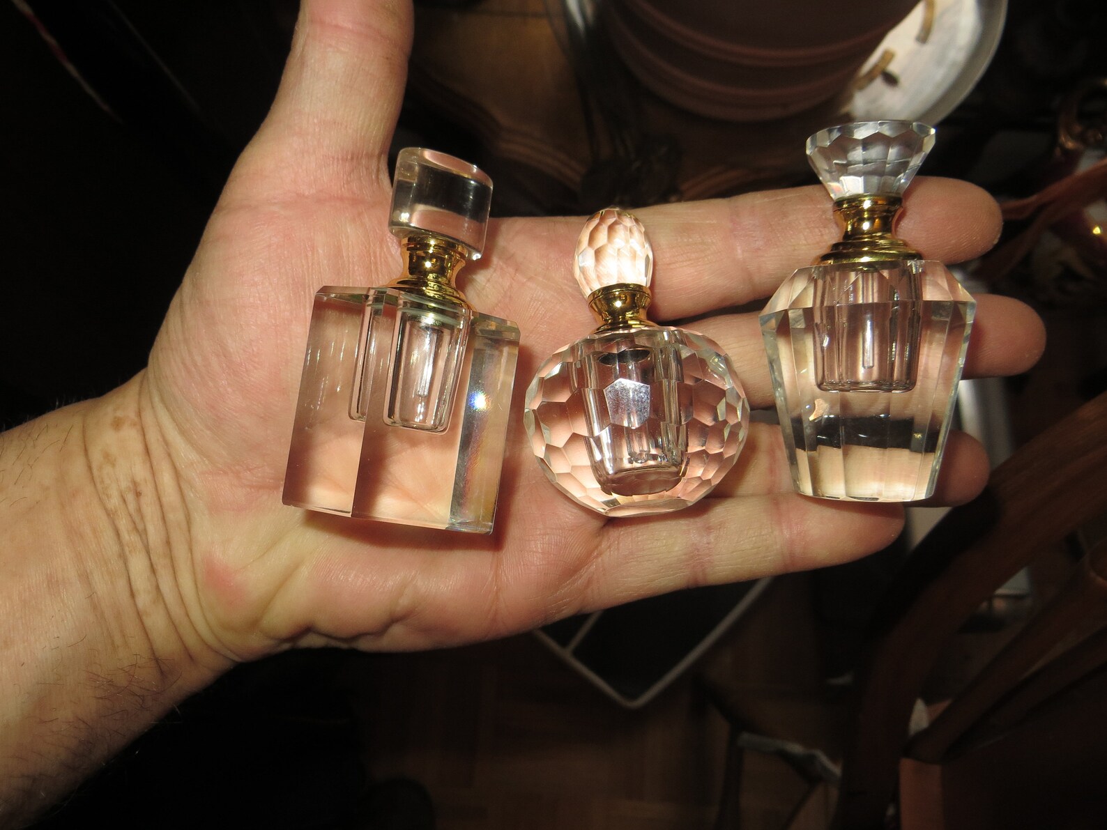 Perfume Bottle Set vanity bath fragrance decor | Etsy