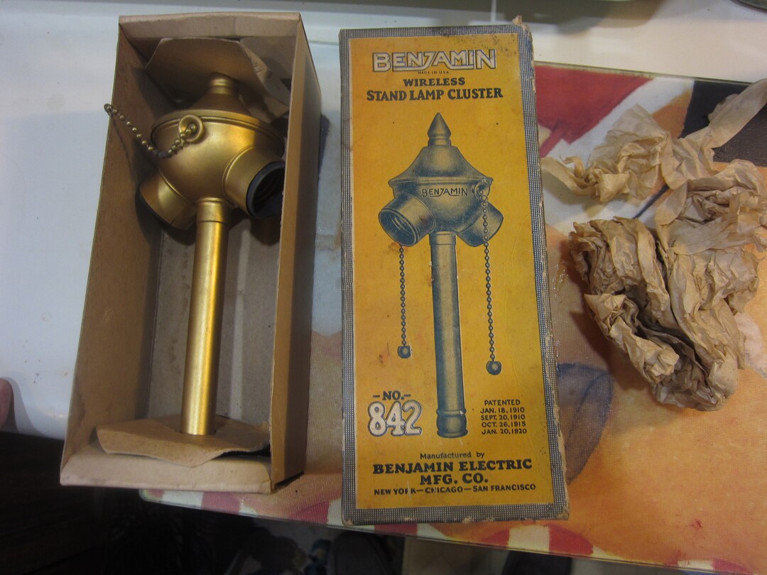 Benjamin Antique Double Pull Chain Socket Cluster - Etsy