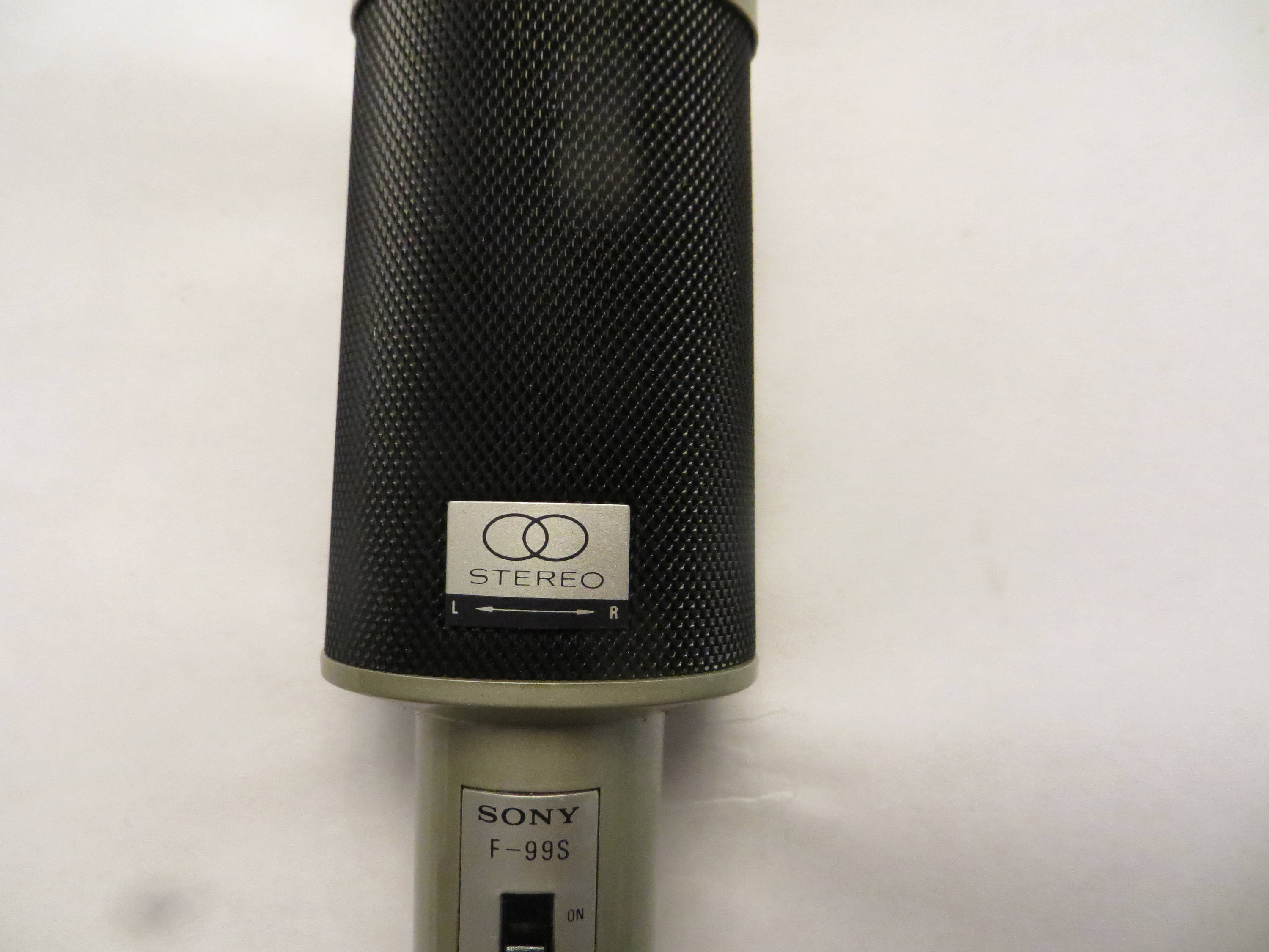 Sony F-99S Stereo Dynamic Microphone Japan 3-pin Plug Vintage | Etsy