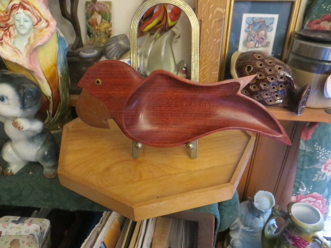 Parrot Plate Serving Tray, Vintage - Etsy