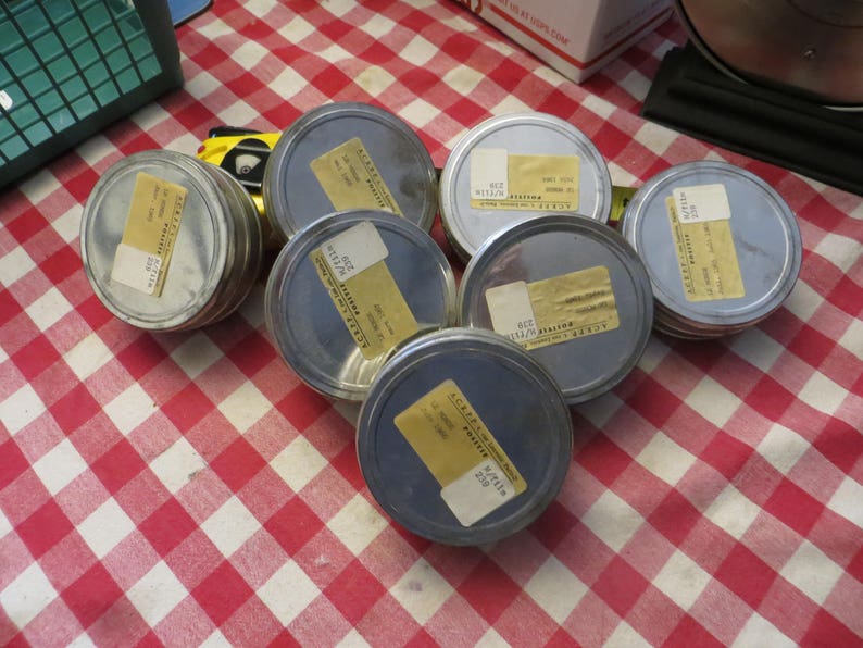 Vintage Movie Reel Tins, LE. MONDE, Paris ( A.C.R.P.P.), Please Read ...