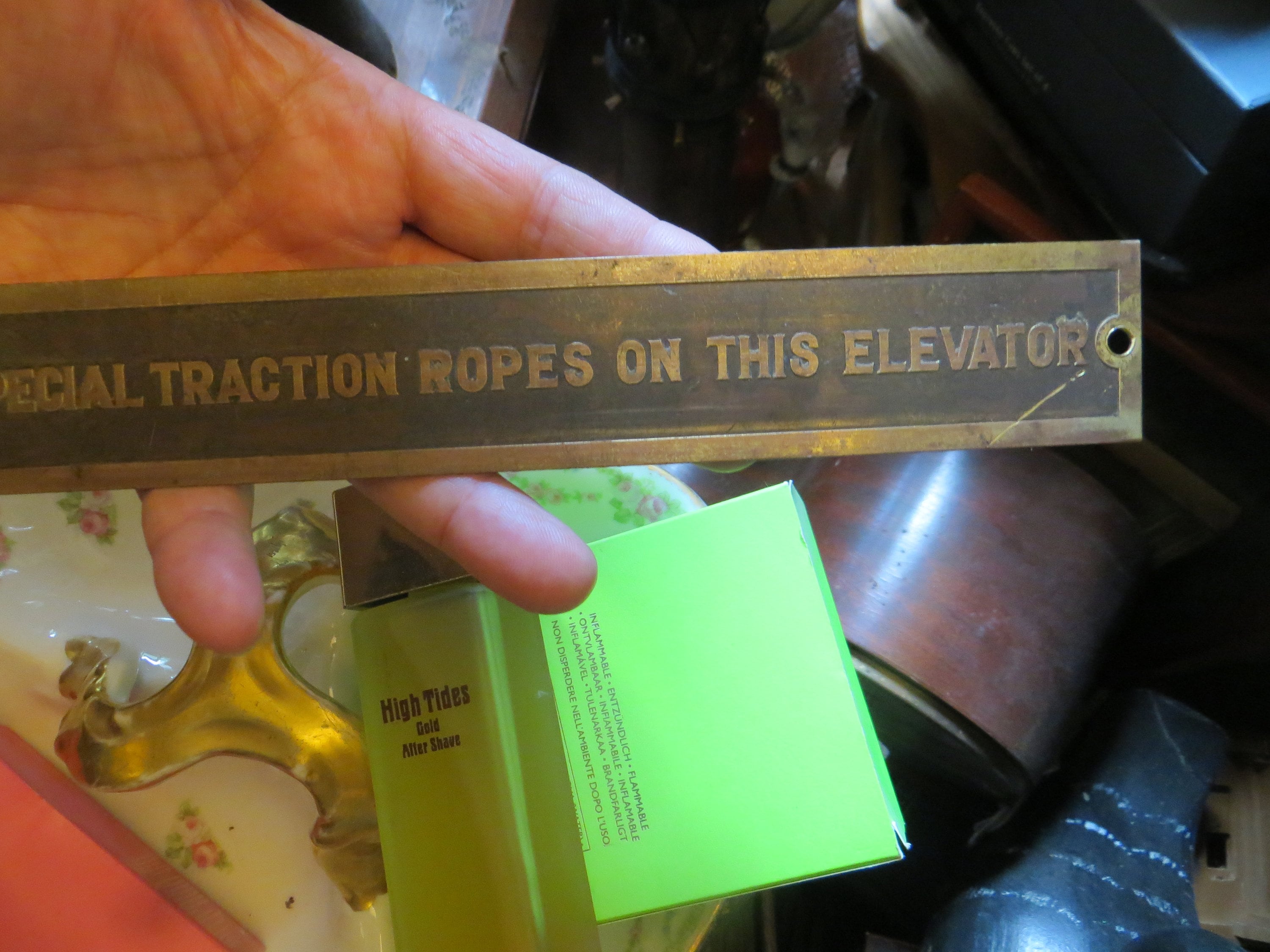 Early 20th Century Salvaged Otis Elevator Plaque Set - Etsy